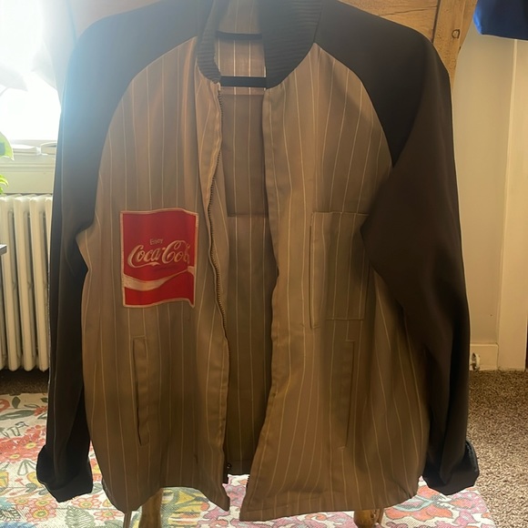 Coca Cola | Jackets & Coats | Vintage Factory Cocacola Jacket | Poshmark